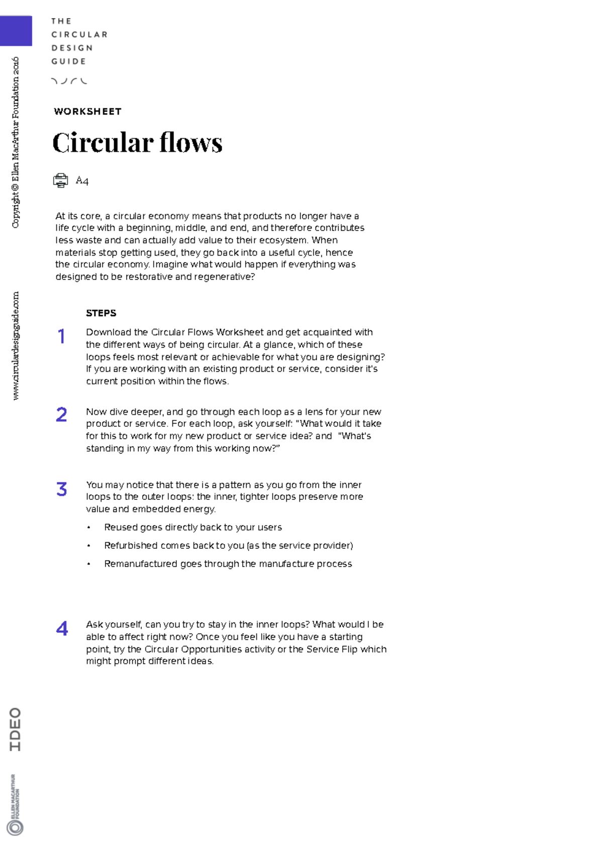Circular Flows - At its core, a circular economy means that products no ...