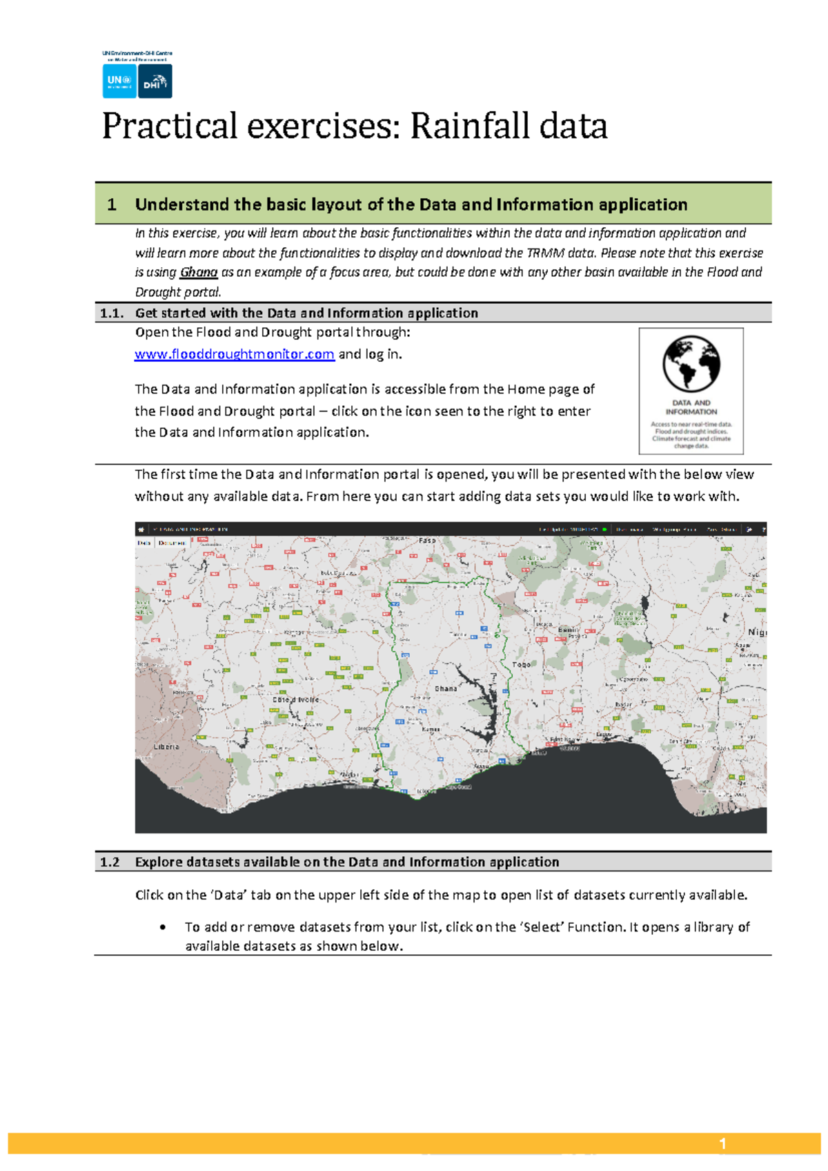 Step By Step Exercise - Practical exercises: Rainfall data 1 Understand ...