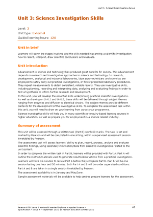 Unit 3 AC1.1 (1), revised - Unit 3: 1 evaluate the effectiveness of the ...
