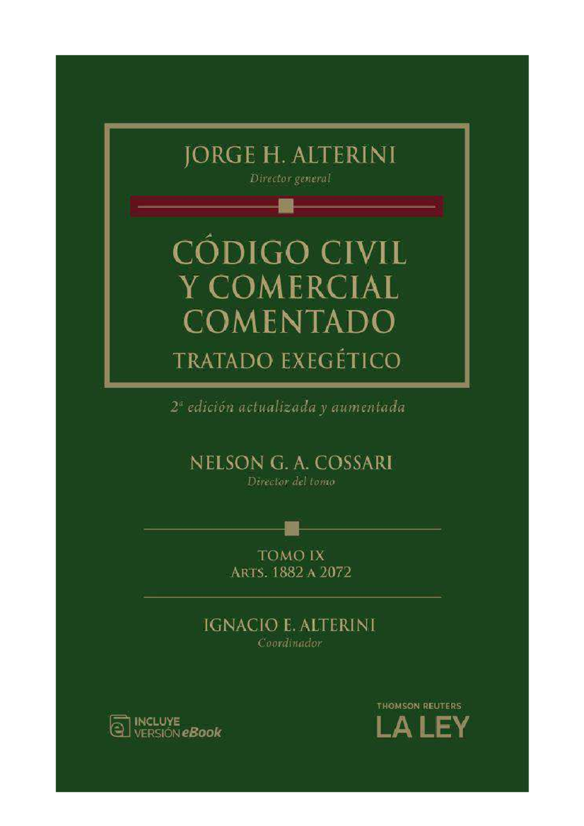 Alterini 2ed Arts 1882 a 1891 - AUTORES Y COLABORADORES AUTOR DE LAS ...