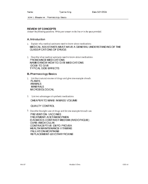 MA107 ROW 3 Dosage done - MA Clinic Module 3 (MA107) Dosage Calculation ...