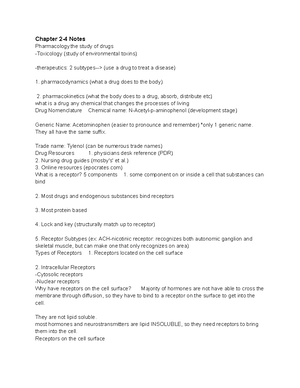 DPT Notes - DPT Notes What are the major functions of the α1 receptor ...