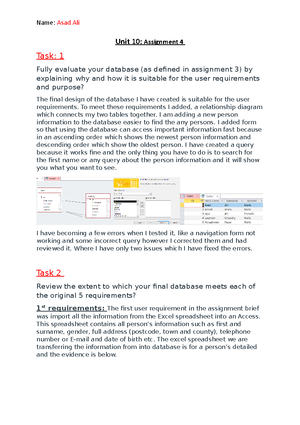 1922 Unit 10 Assignment 3 Brief - BTEC Assignment Brief ...