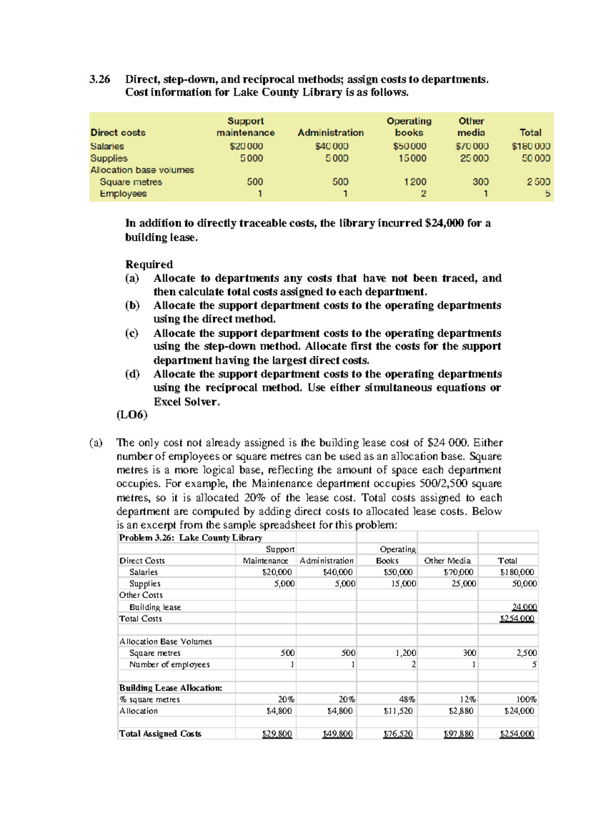 Week 3 tutorial 2 solution to questions - 3 Direct, step-down, and ...