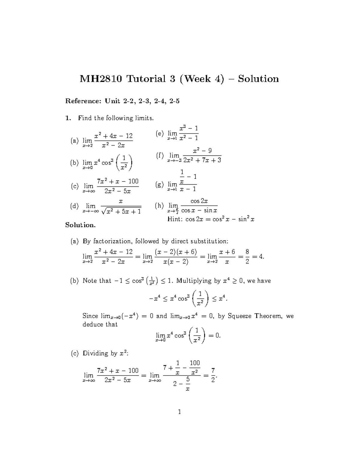 Tutorial 3 Solution - nil - ICT3111 - SIT - Studocu