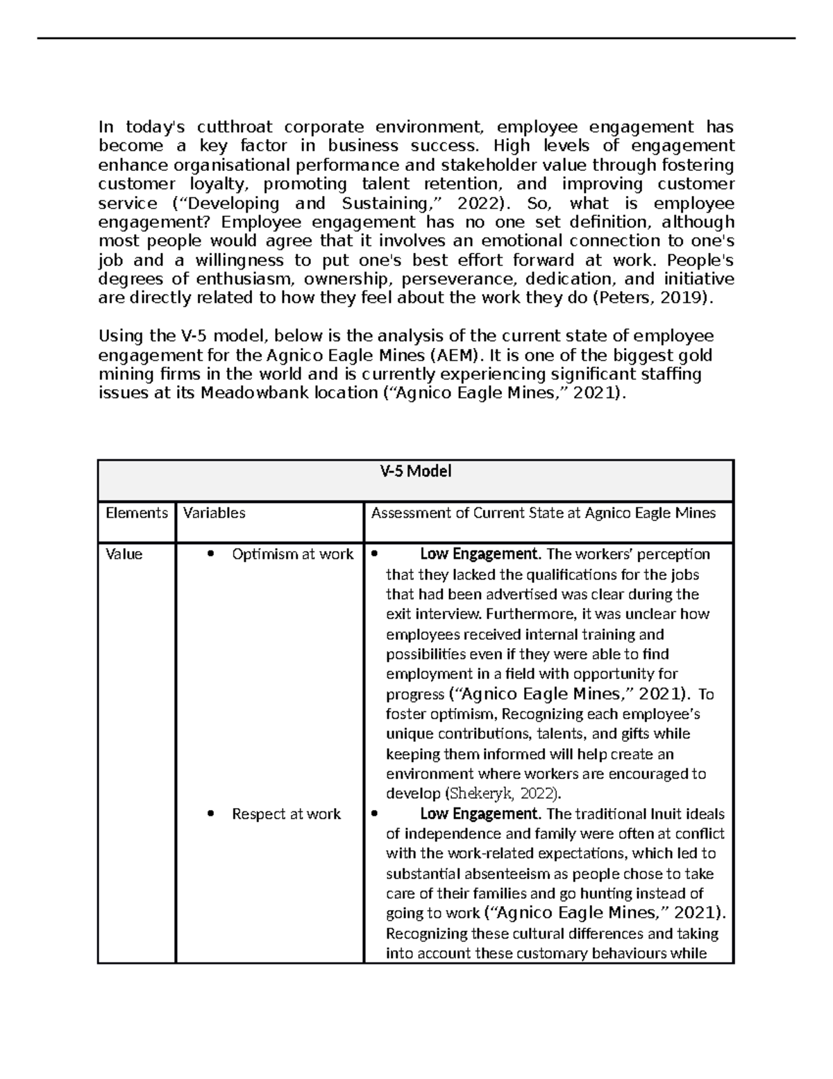 V5 Discussion - In today's cutthroat corporate environment, employee ...