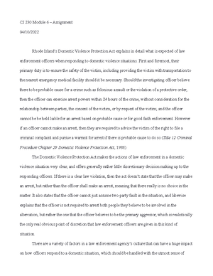 CJ 230 Module Four Assignment Template (1) (1) - CJ 230 Module Four ...
