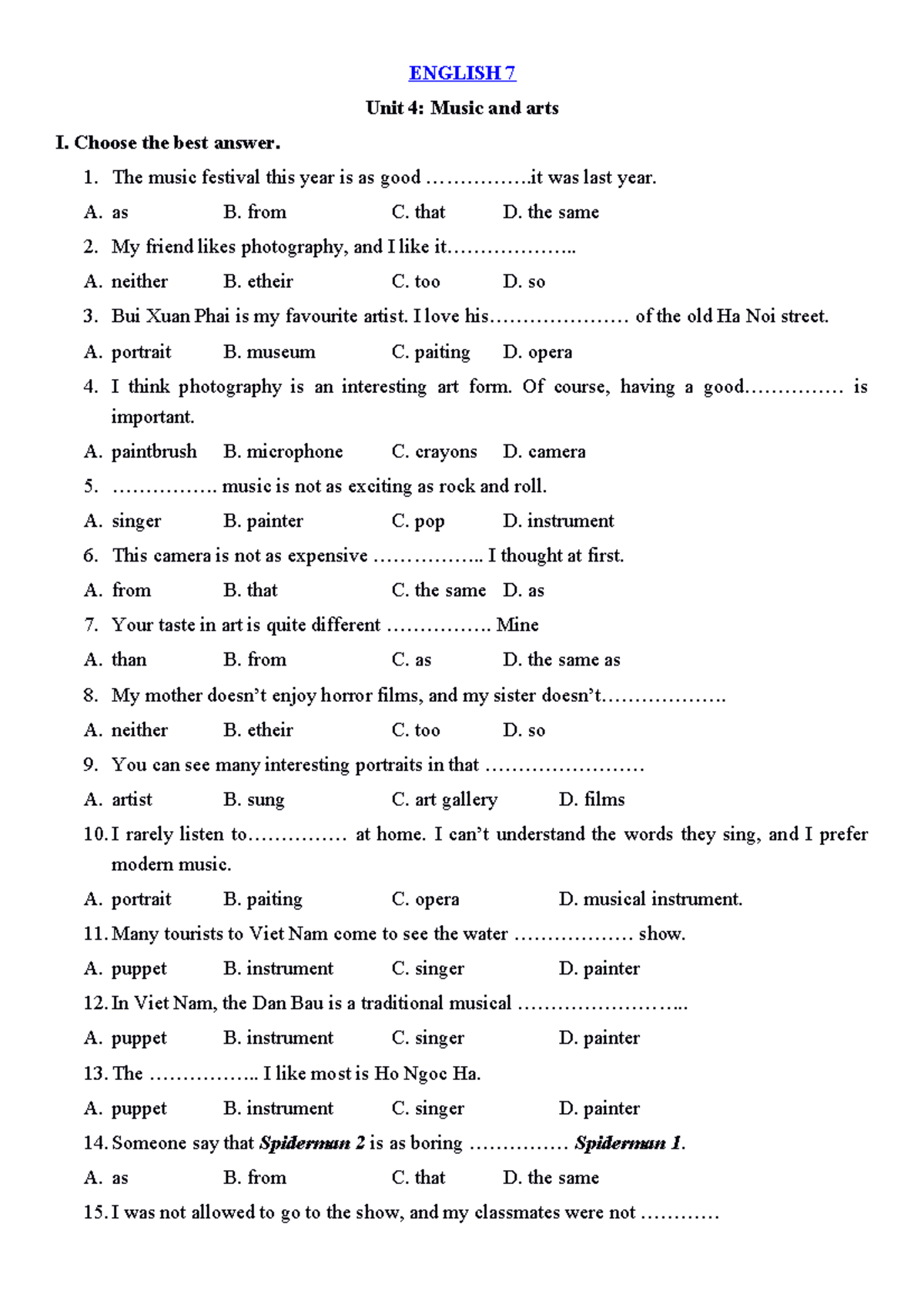 [123doc] - tai-bai-tap-tieng-anh-lop-7-unit-4-music-and-arts-so-2-bai ...