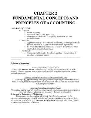 Basic Accounting Chapter 1 - CHAPTER 1: THE ACCOUNTING ENVIRONMENT ...