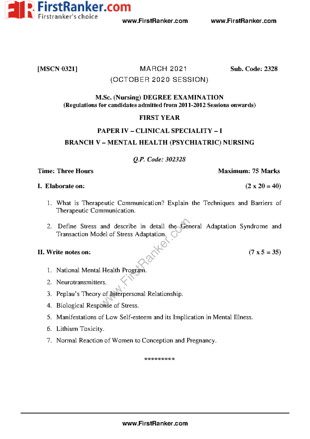 Frd A130621 A2006 34 First Ranker - FirstRanker [MSCN 0321] M ARCH 2 0 ...