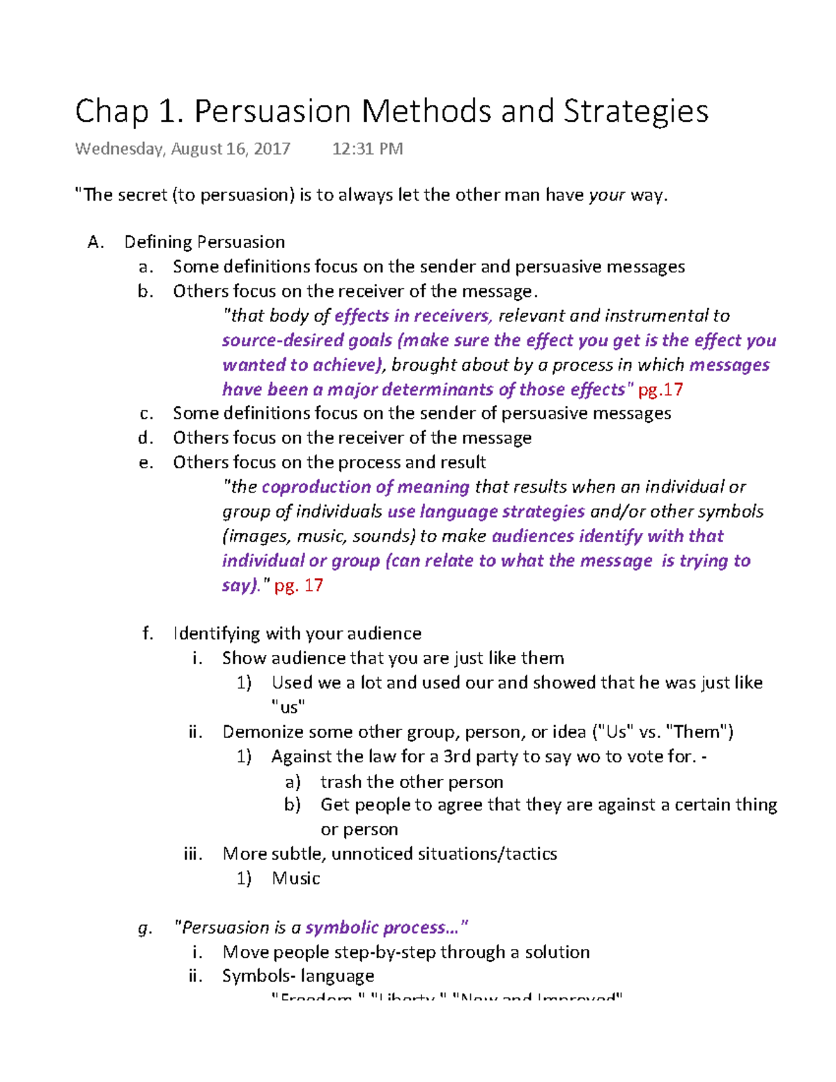 Chap 1. Persuasion Methods and Strategies - Chap 1. Persuasion Methods ...