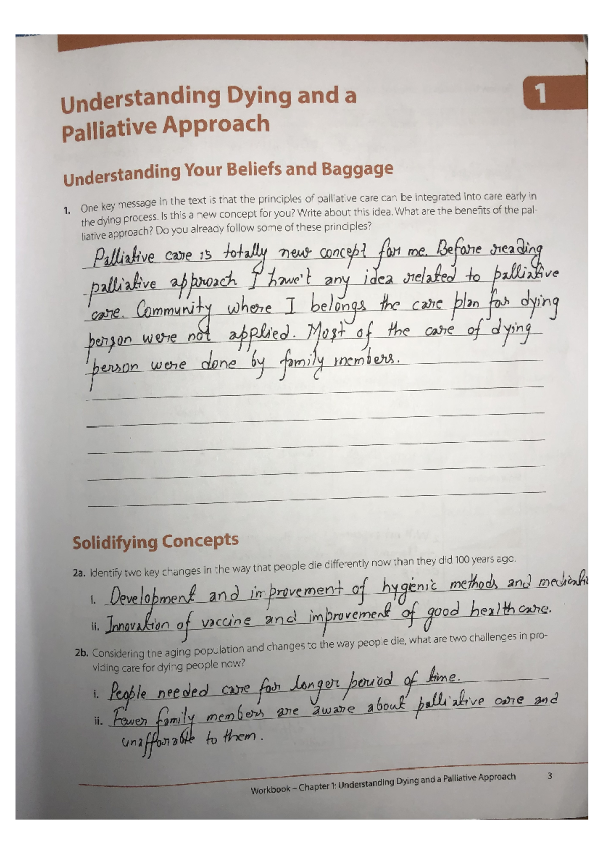 PSW Palliative Workbook Solution PSW 34 Studocu