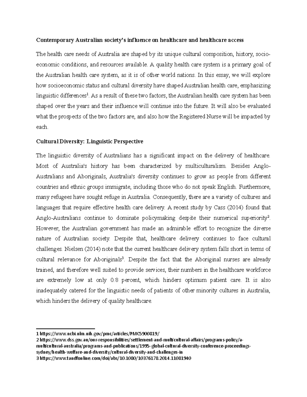 NRS 1803 SET 2 - SDSDSDS - Contemporary Australian society's influence ...