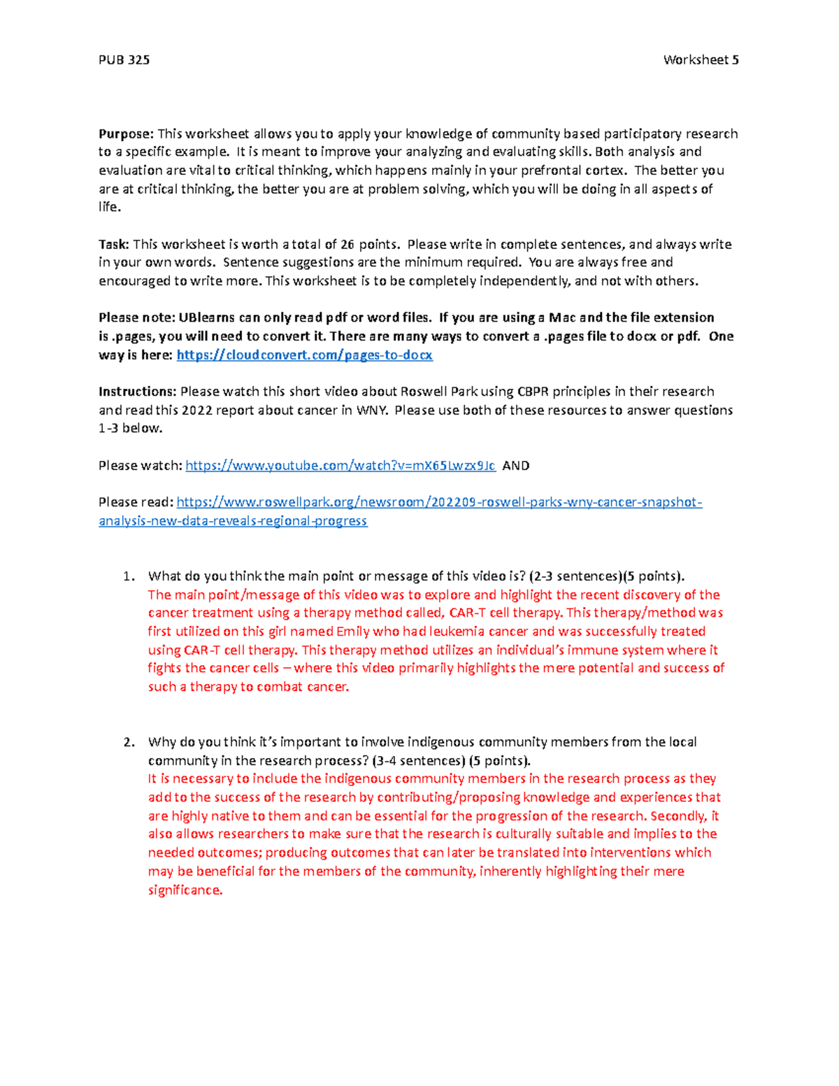 PUB 325 Worksheet 5 - Homework Assignment - PUB 325 Worksheet 5 Purpose ...