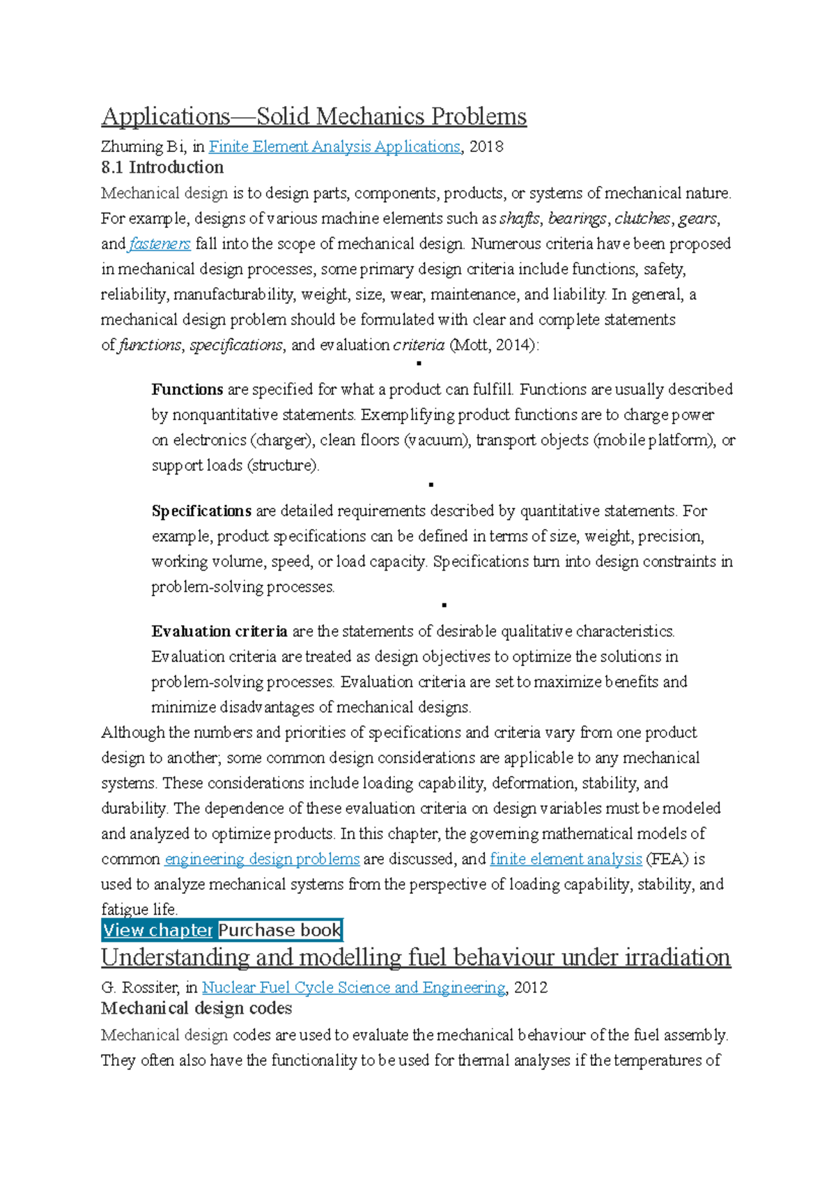 Mechanical Design 1 - Notes on applications of solid mechanics ...