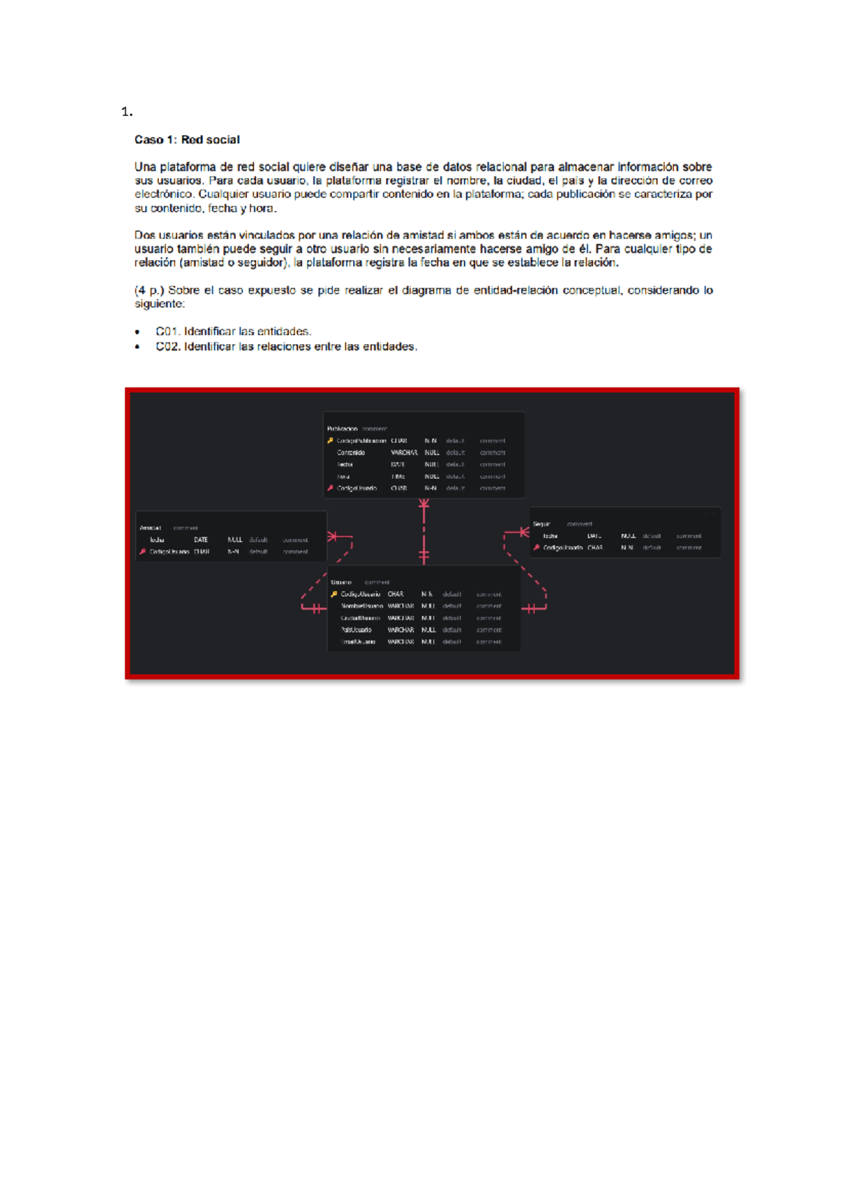Upc pre 202402 si400 examen parcial - Diseño de base de datos - C11: sql SELECT nombre, - Studocu