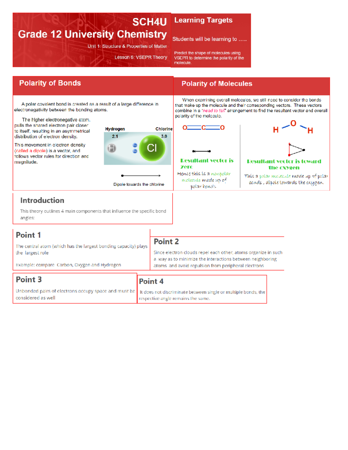 6. Vsepr Theory - SCH4U - Trigonal Bipyramidal = Trigonal (3 atoms ...