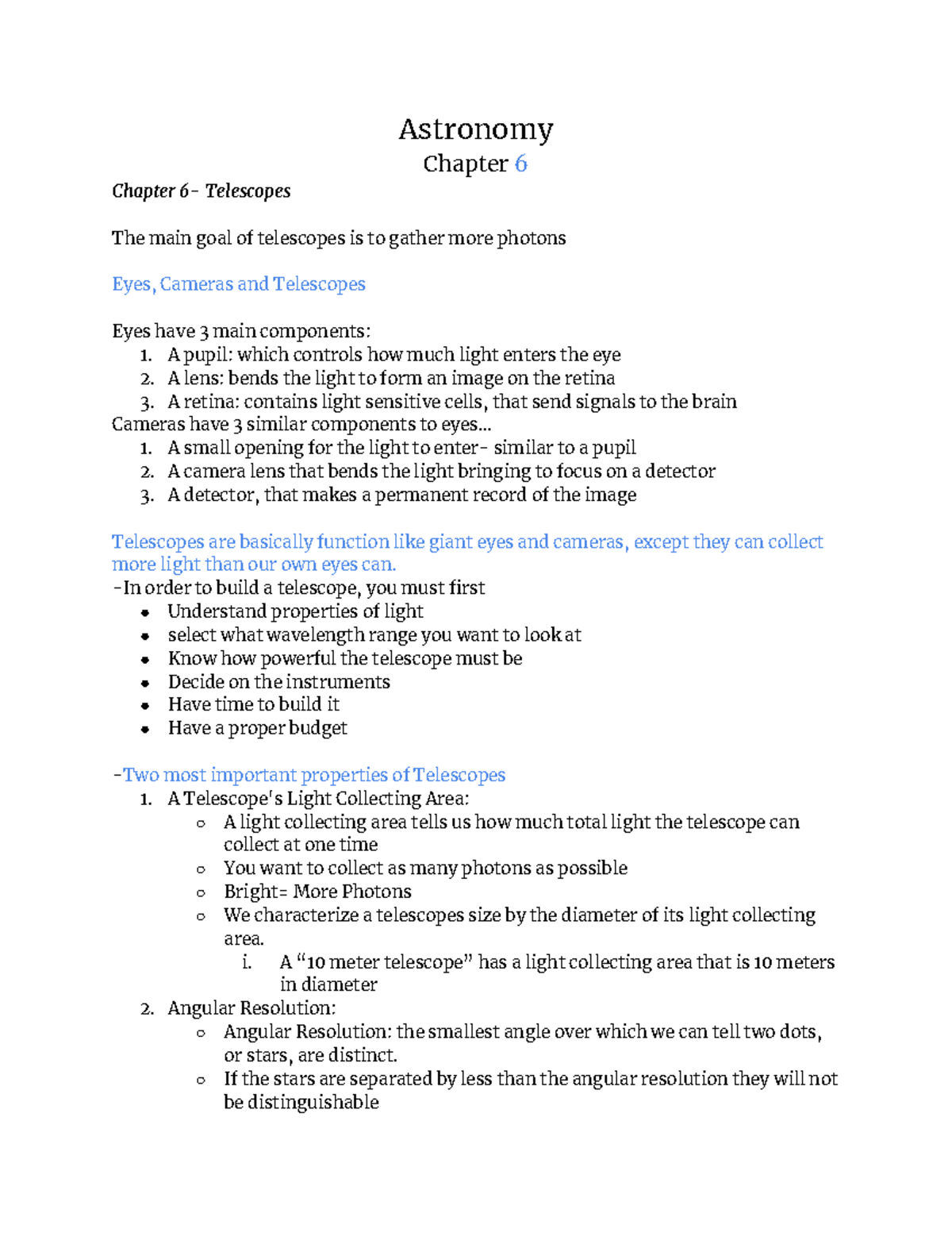 2017 The Solar System(ASTR 105)-Chapter 6 - Astronomy Chapter 6 Chapter ...