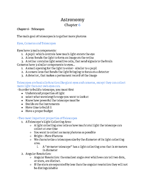 2017 The Solar System(ASTR 105)-Chapter 5 - Astronomy Chapter 5 Chapter ...