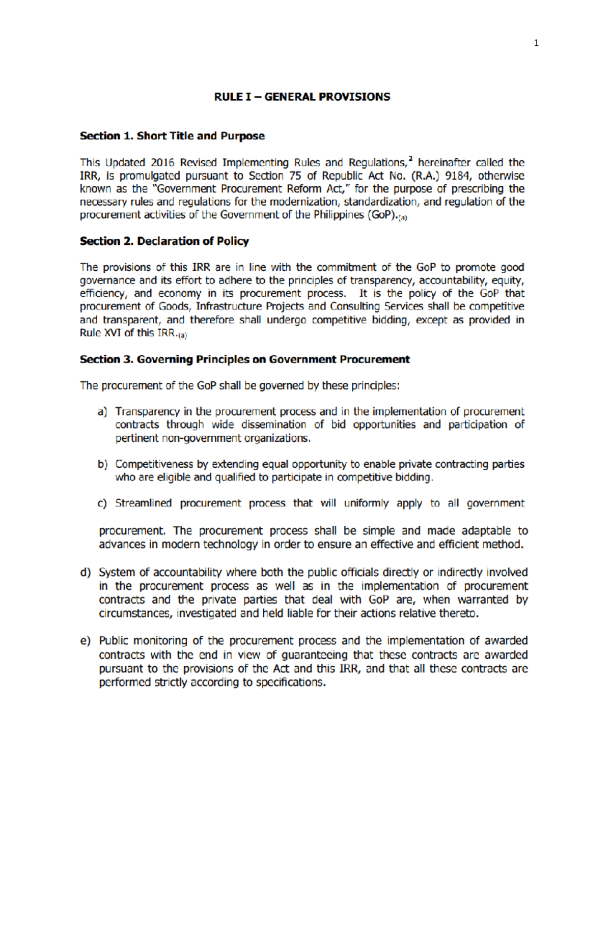 Government-Procurement-Notes - Accounting Technology - Studocu