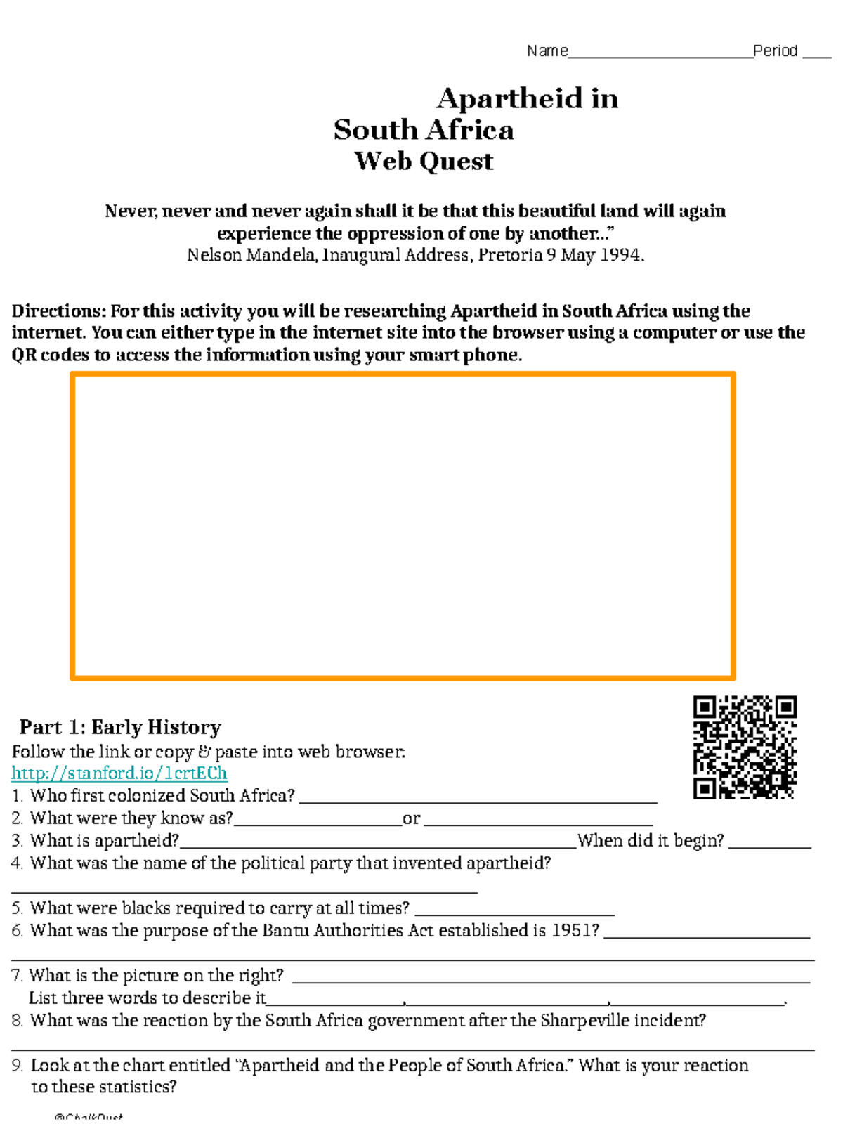Apartheid webquest - nonono - Name Period Apartheid in South Africa Web ...