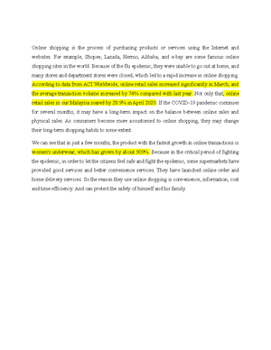 Marketing assignment - CENTRE FOR FOUNDATION STUDIES FHBM1124 MARKETING ...