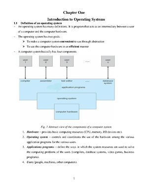 OS Worksheet mid sample Questions - Discuss the goals and job of ...