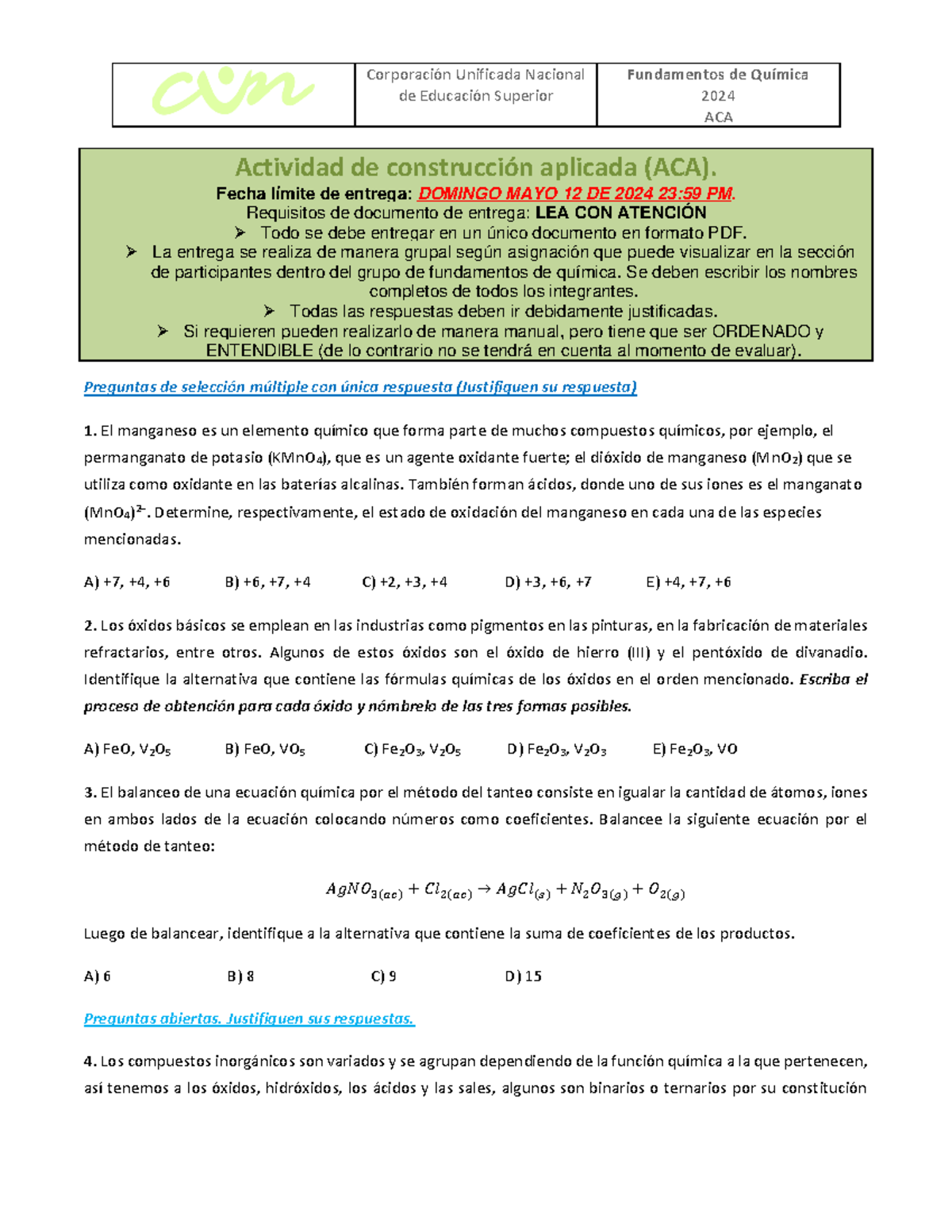 Único ACA - jbjj - Corporación Unificada Nacional de Educación Superior ...