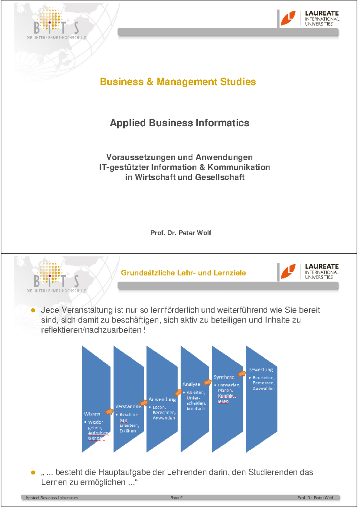 Applied Business Informatics - Business & Management StudiesBusiness ...