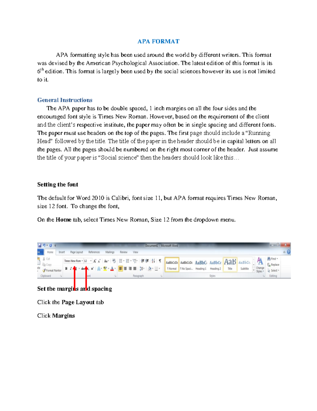 APA formatting style - APA FORMAT APA formatting style has been used ...