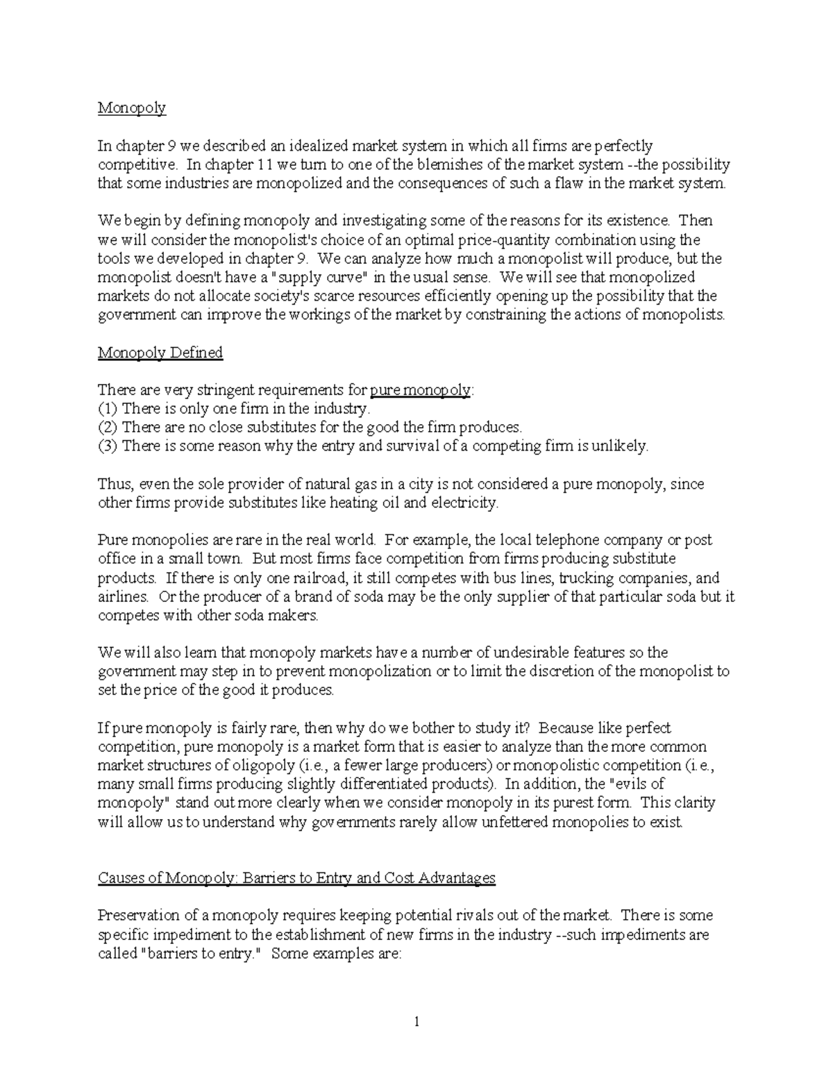 Monopoly-notes - introductory notes on monopoly for beginners ...