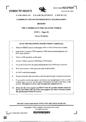 Cape History unit 2 Answer sheet-33275 - Cape History unit 2 Answer ...