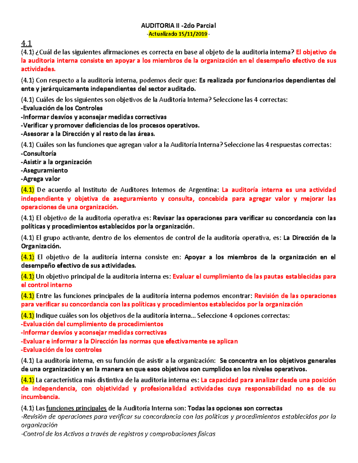 Parcial DE AUDITORIA II - Warning: TT: undefined function: 32 Warning: TT: undefined function ...