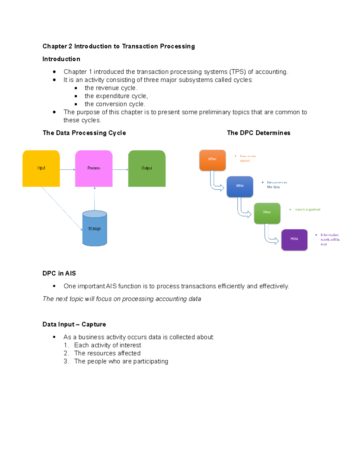 Chapter-2 - sgbahsmn - Chapter 2 Introduction to Transaction Processing Introduction Chapter 1 ...