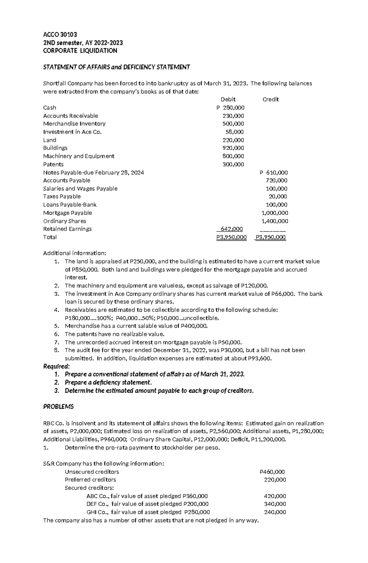 03 Corpliq-Statement of Affairs and Deficiency Statement 04-2023 - ACCO ...