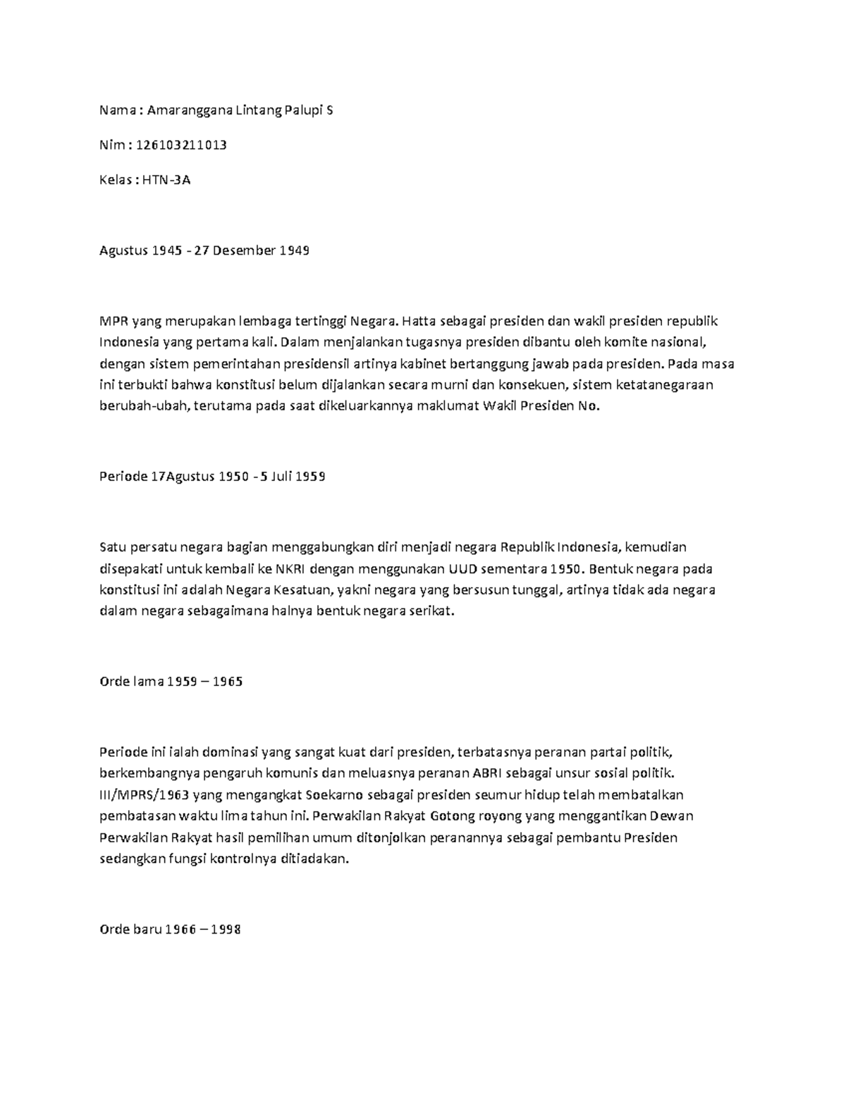 Amaranggana Lintang P S 126103211013 HTN 3A - Nama : Amaranggana ...