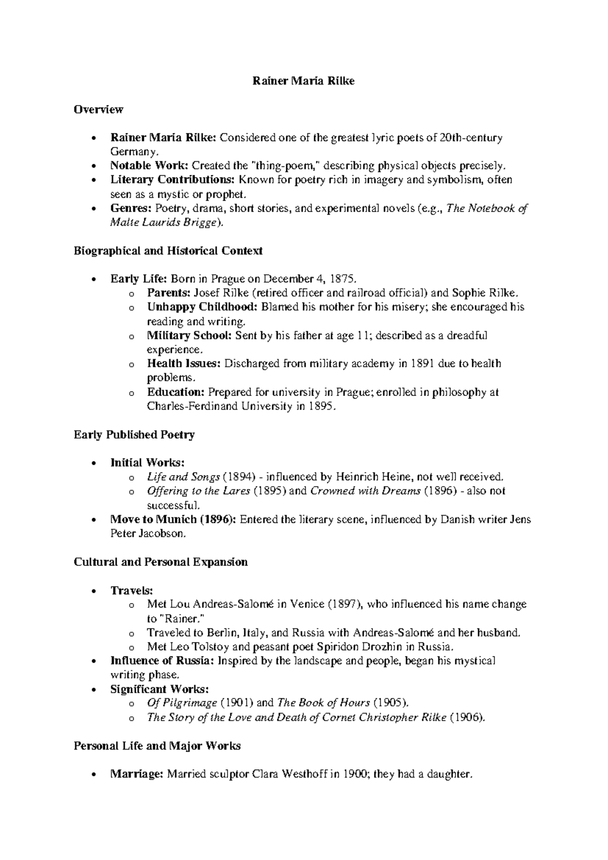 Childhood by Rainer Maria Rilke 240724 211707 - Rainer Maria Rilke ...