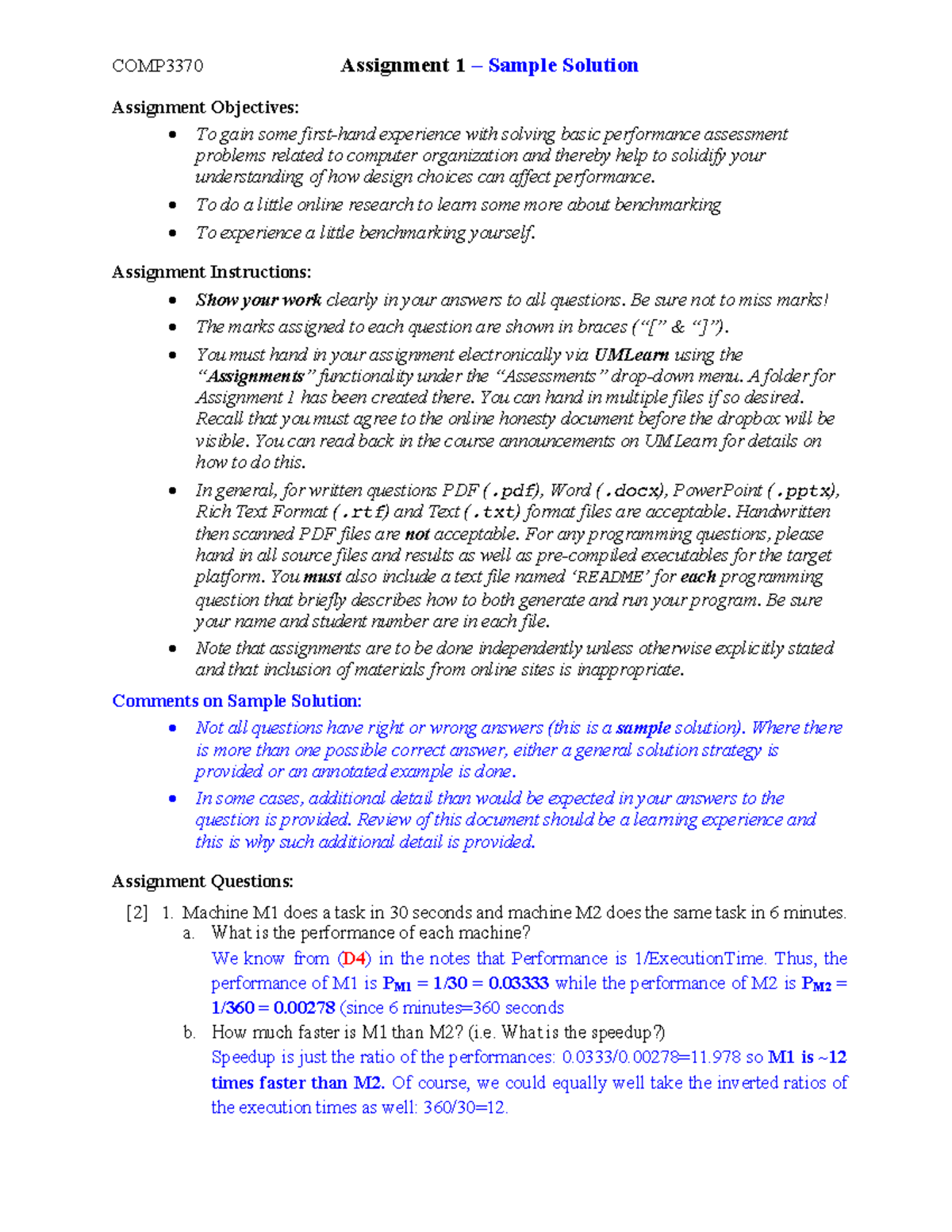 3370a1 Sep2017 revised Sample Solution - COMP3370 Assignment 1 – Sample ...