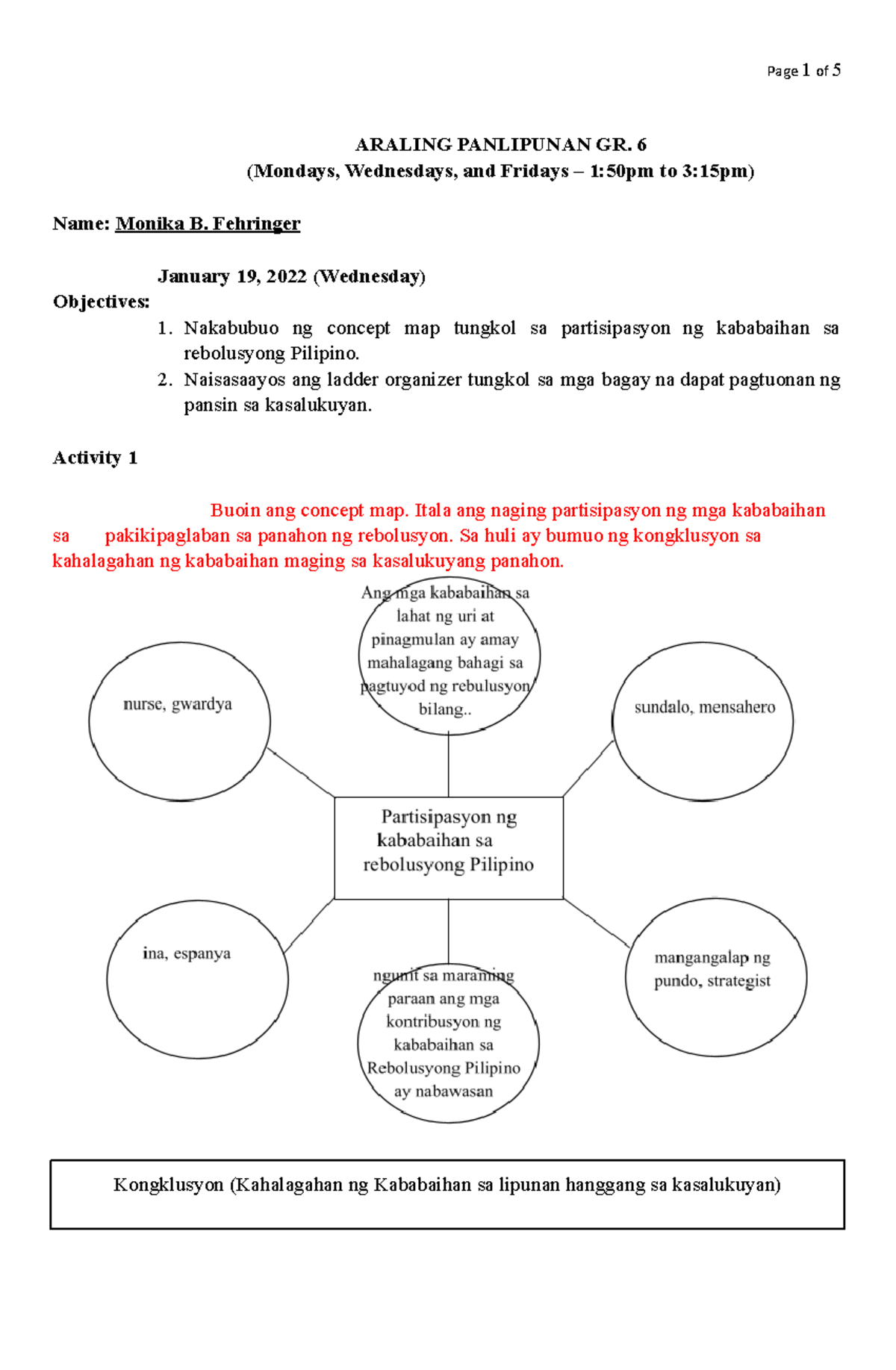 AP 6 Revised Jan. 19 21 - hope this helps - ARALING PANLIPUNAN GR. 6 ...