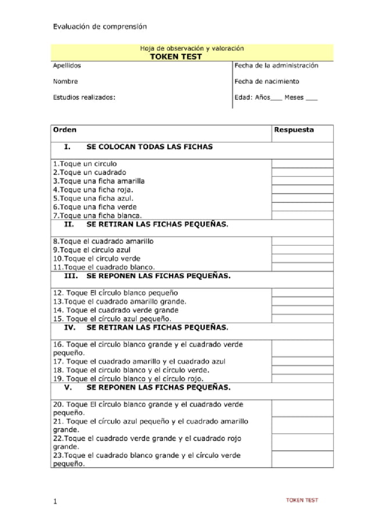 Token+test ok - 20240610 183108 - Evaluación de comprensión Hoja de ...