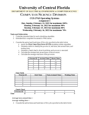 CGS2545 Assignment 1 - bruh - University of Central Florida CGS 2545 ...