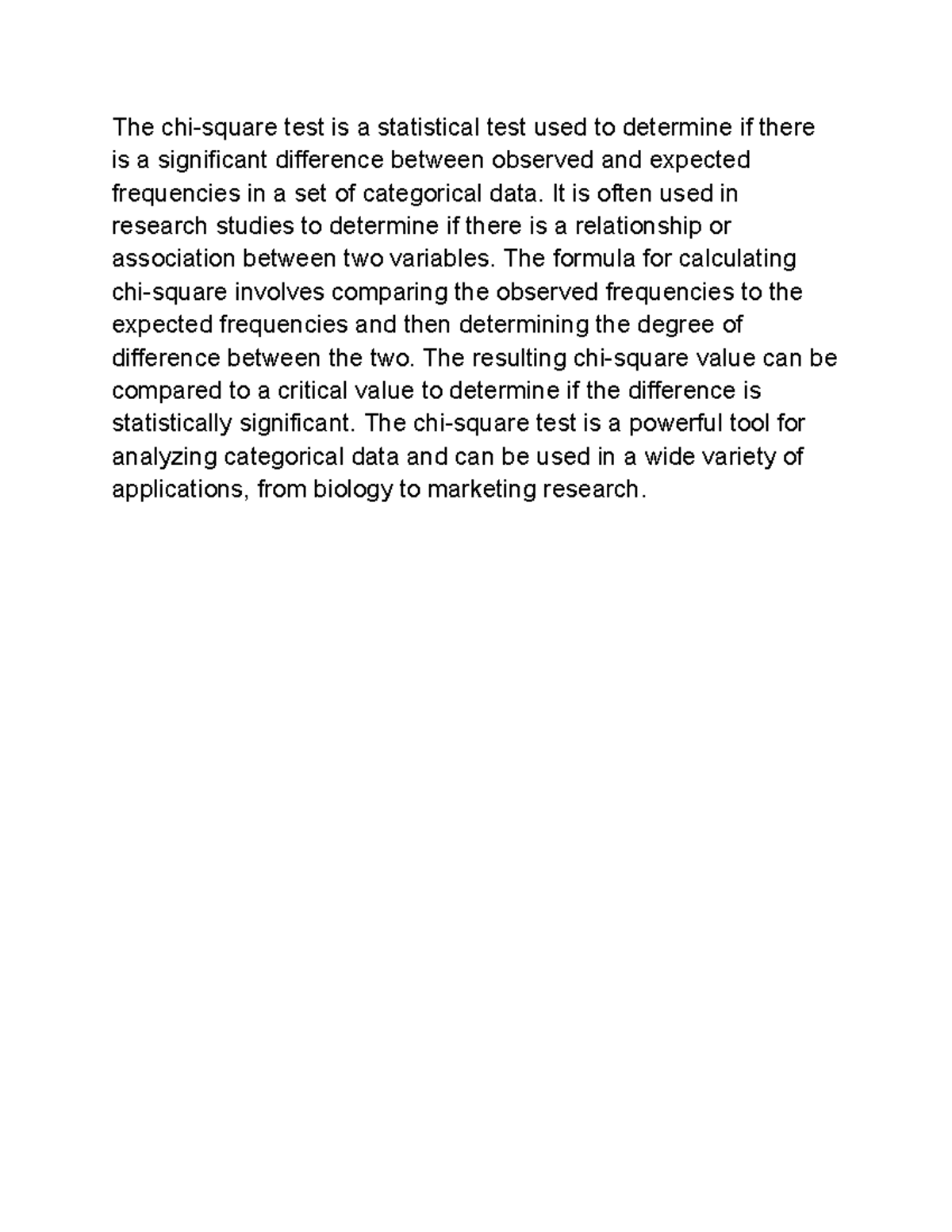 AP Biology Chi-Square Notes - The chi-square test is a statistical test ...