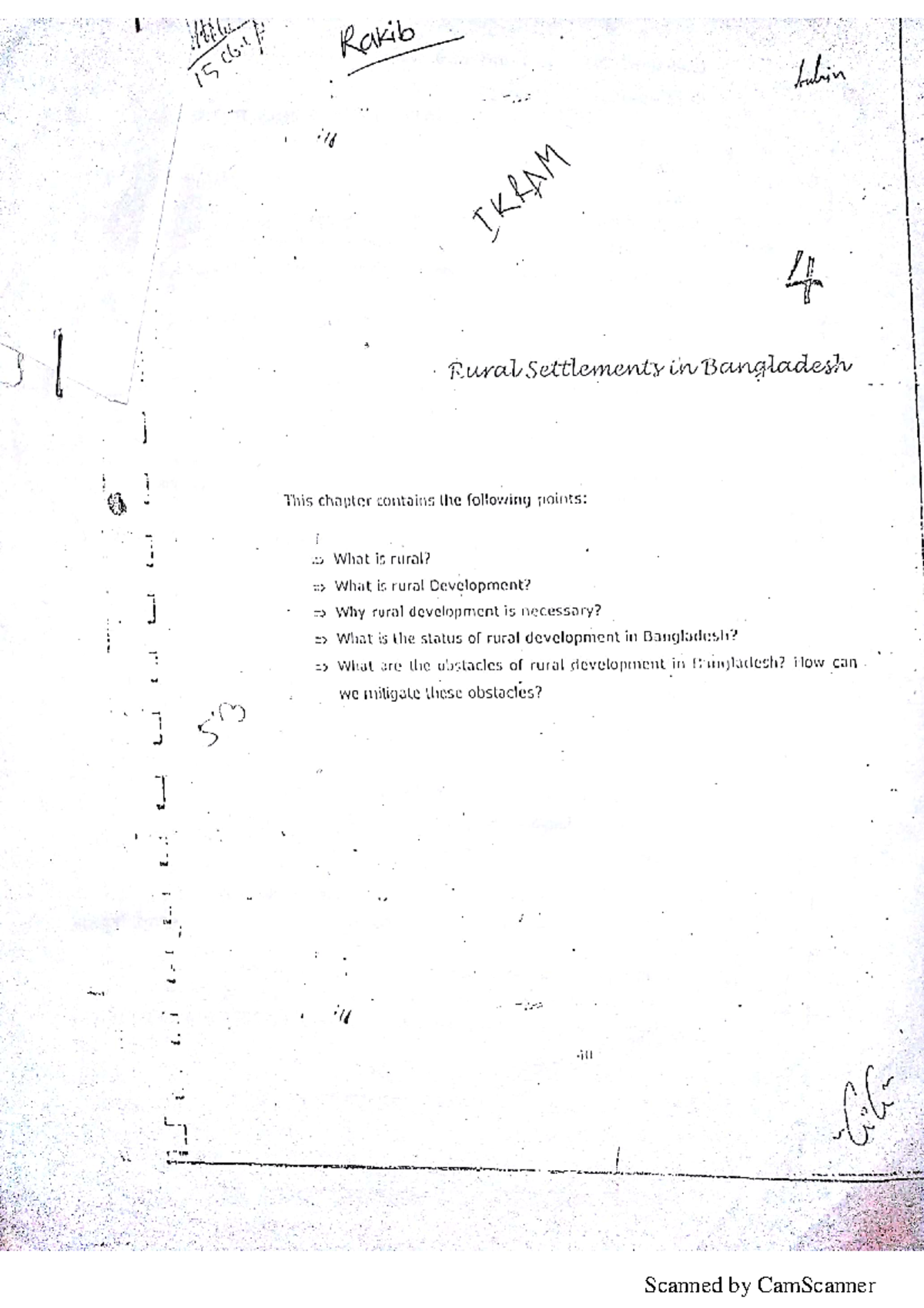 Rural, Development, Issues - Rural Geography - Studocu