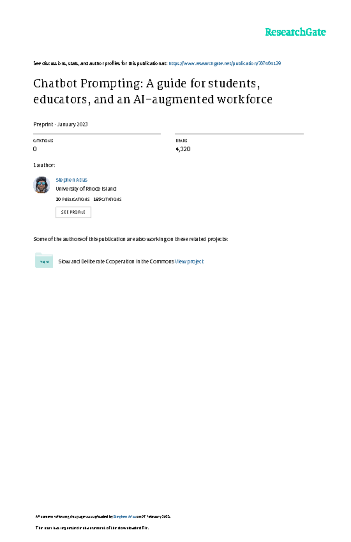 Chatbot Prompting 02072023 - See discussions, stats, and author ...