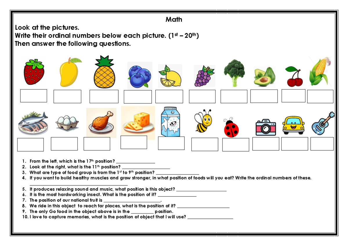 ADM-Sept - ADM for grade 2 SSES pupils - Math Look at the pictures ...
