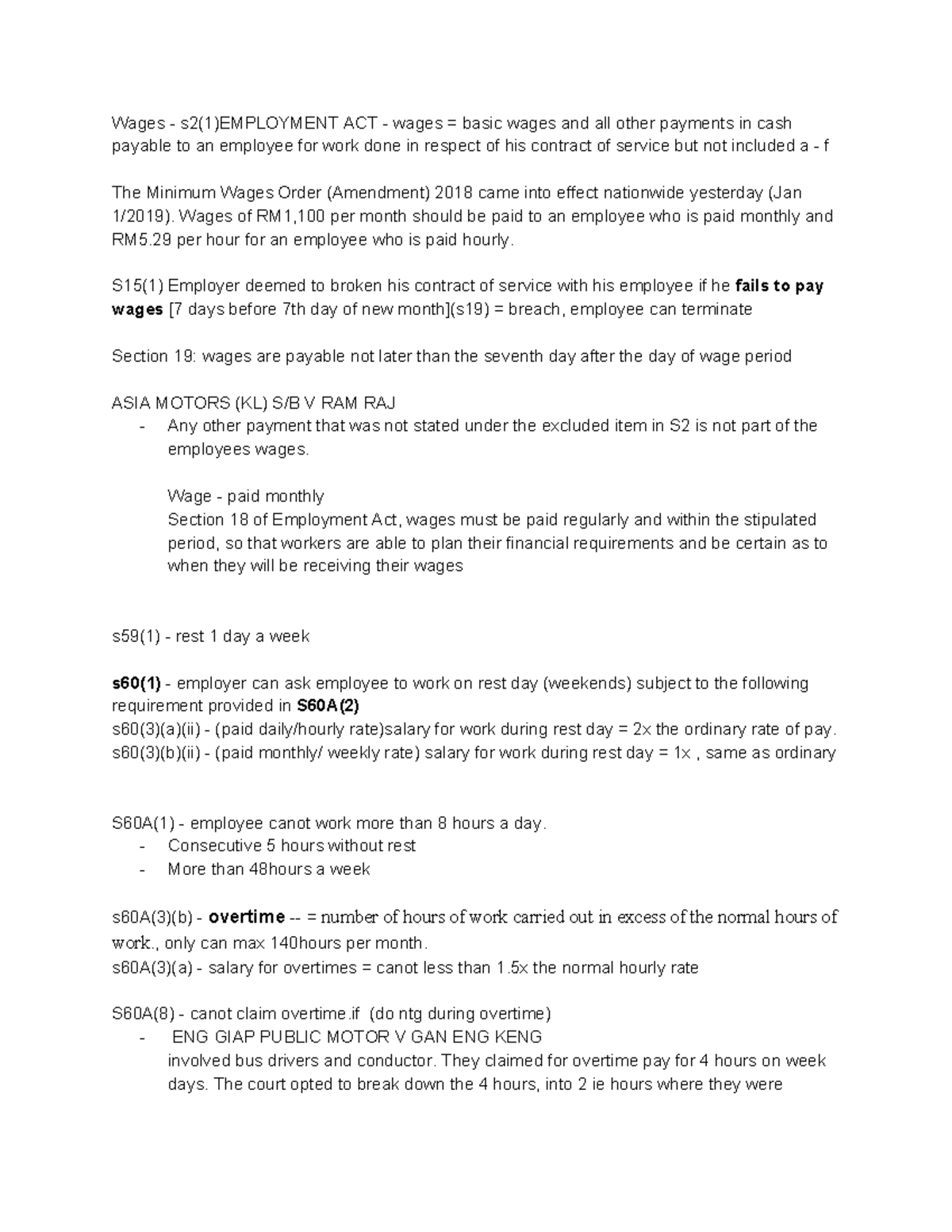 Wages - best - Wages - s2(1)EMPLOYMENT ACT - wages = basic wages and ...