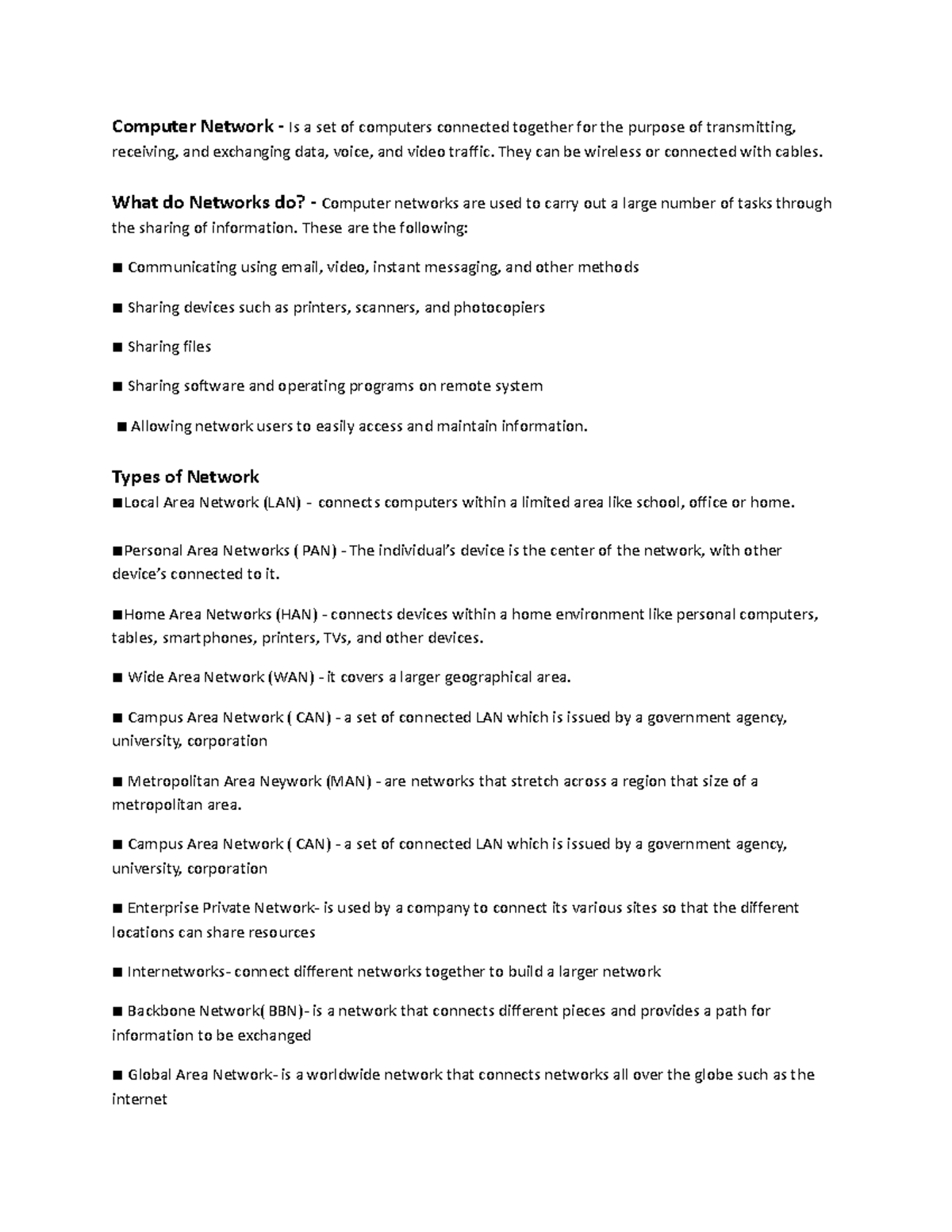 PT-Reviewer 1 - This is the reviewer for PT101 - Computer Network - Is ...