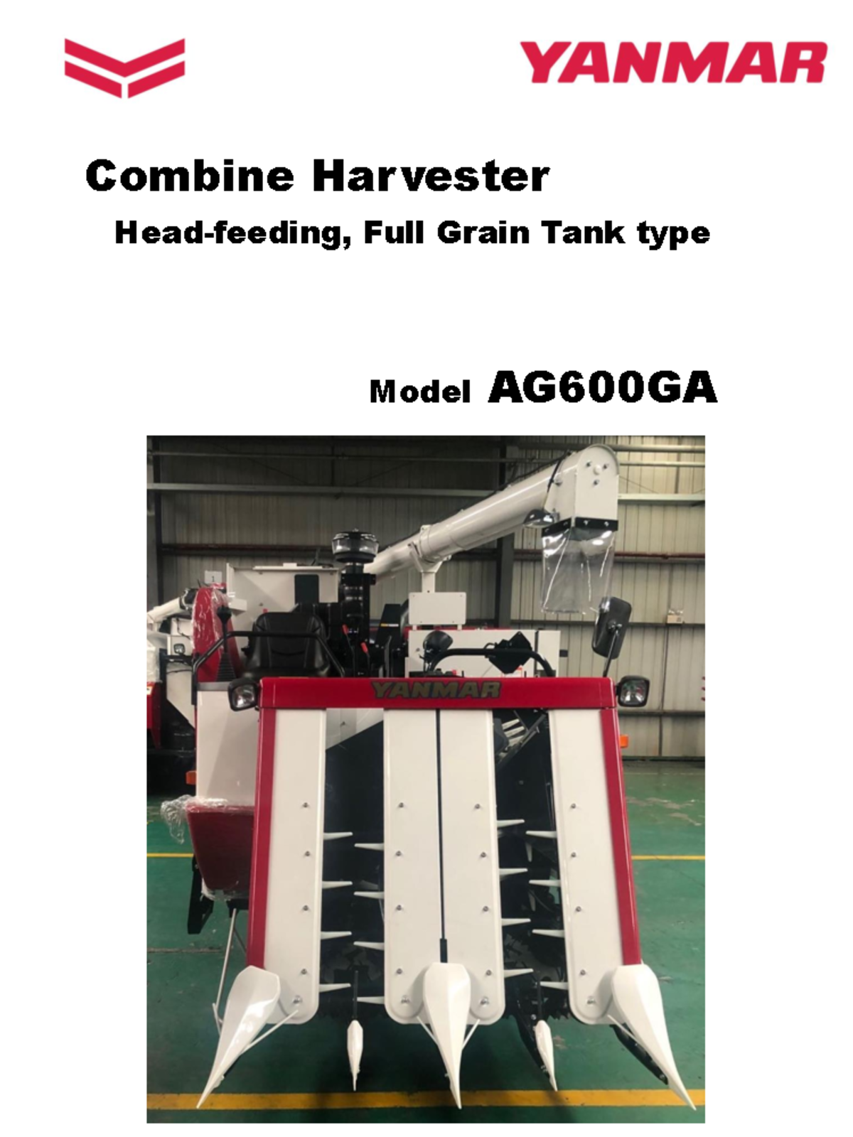 Yanmar harvester ag600 ga grain tank type - Introduction to Textile ...