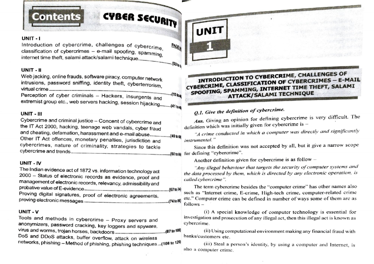 Cyber-security-shivani - Computer science and engineering - Studocu