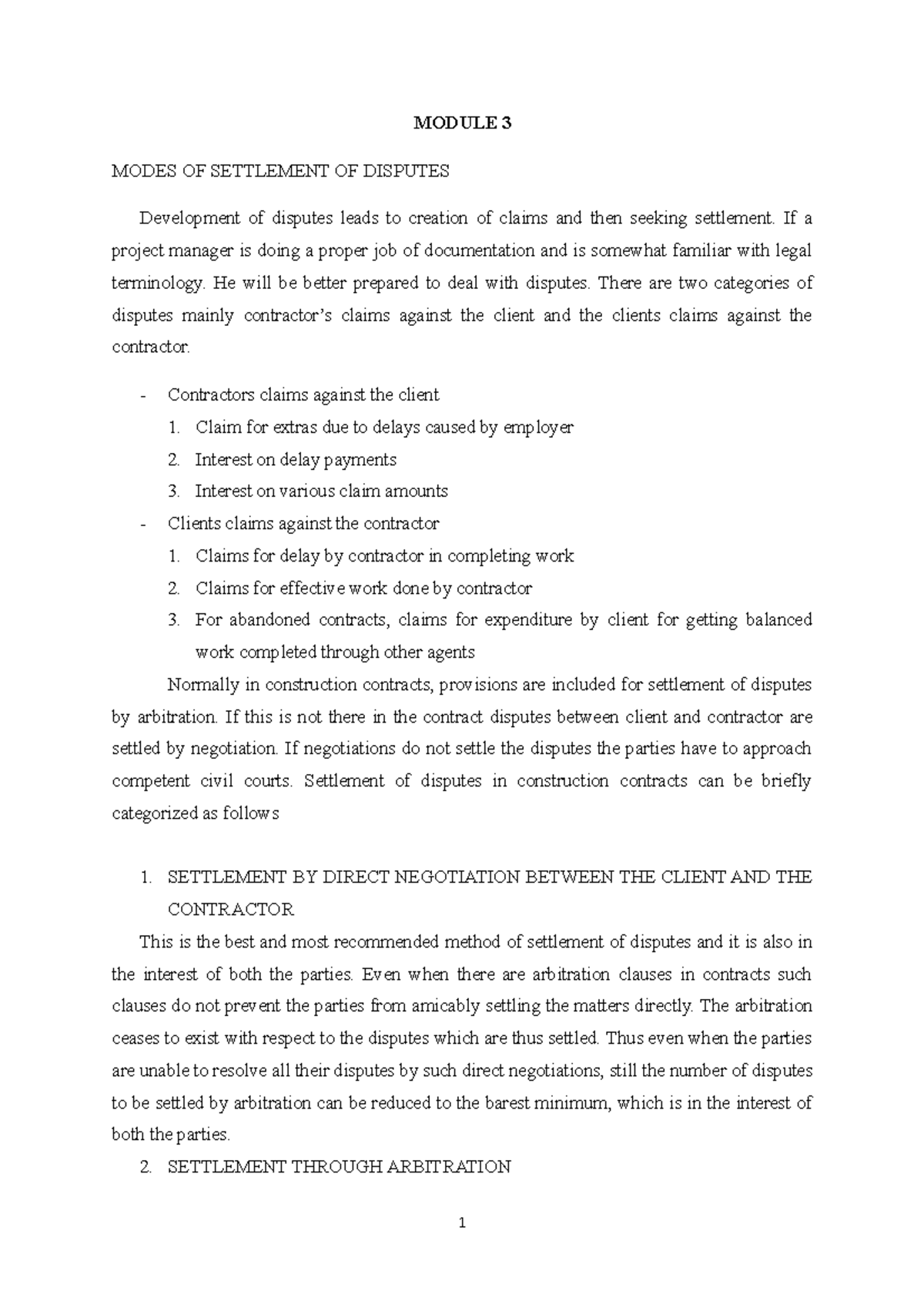 Module 3 CPEM - Civil Engineering Project Management is a course; where ...